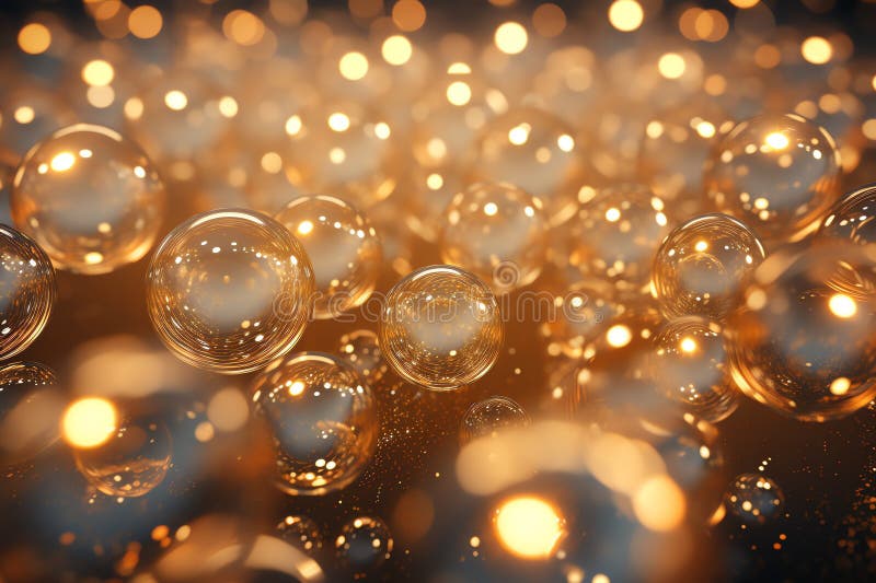 Shimmering Orbs bubbles stock illustration. Illustration of vintage ...