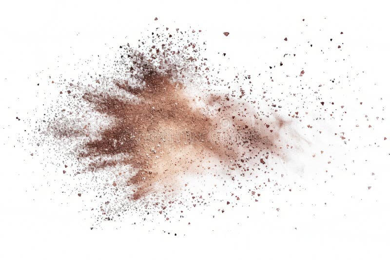 Shimmering Particles of a Dust Spell, Slowly Settling, on a White ...