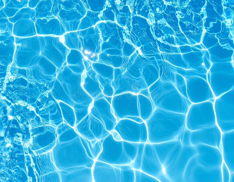 Shimmering Pool Water with Ripple Patterns Stock Photo - Image of ...