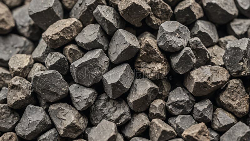 Shimmering Raw Tungsten Ore Closeup Natural Mineral Extraction Concept ...