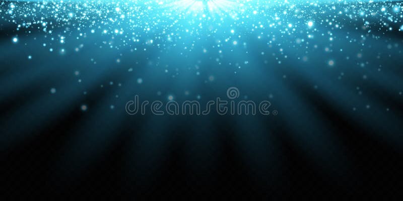 Shimmering Rays of Blue Light with Captivating Sparkles Set Against a ...
