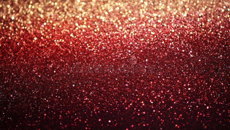 Shimmering Red Glitter Background with Sparkling Lights for Festive ...