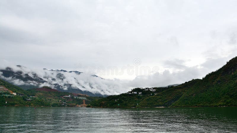 Green Mountain Spring Water Waterfall Stock Image - Image of river ...