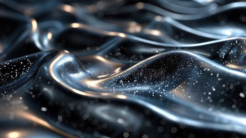 Shimmering Silver: Abstract Background with Metallic Sheen Stock ...