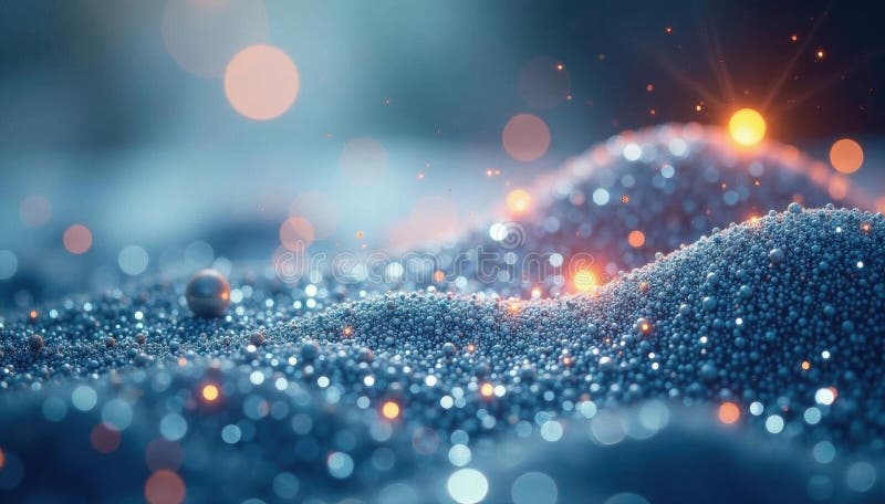 Shimmering Silver, Grainy Texture, Light Reflection, Texture, Design ...