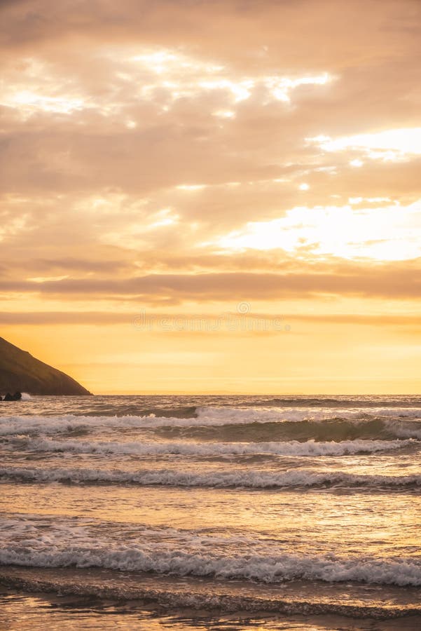 Shimmering Sunlight Reflections on the Water in a View Out To Sea from ...