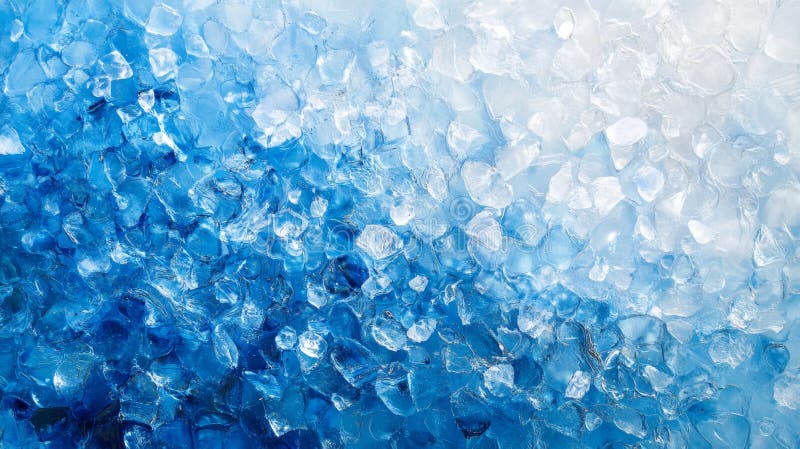 Shimmering Translucent Texture of Blue Waters Surface with Crystals ...