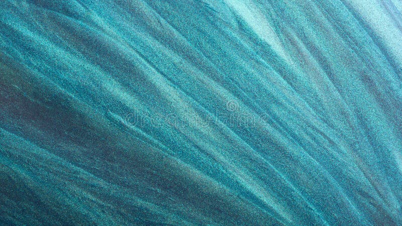 Shimmering Turquoise Glitter Wave Texture Stock Photo - Image of ...