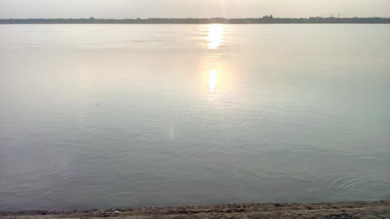Shimmering of Water of Ganga Stock Image - Image of water, holy: 96300669