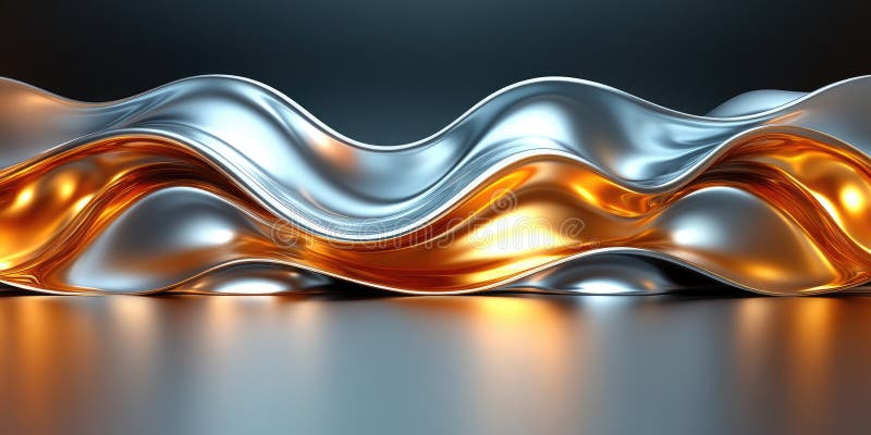 Shimmering Silver Fabric with Golden Sparks Creates a Mesmerizing ...