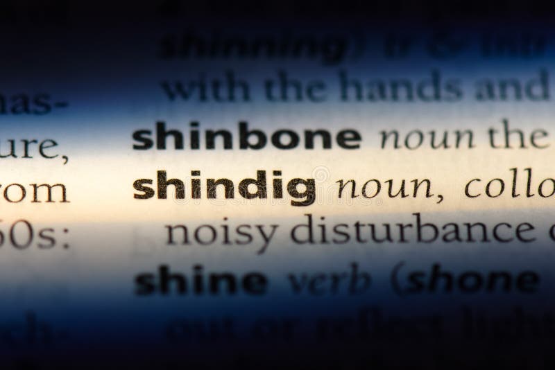Shindig stock image. Image of shindig, definition, macro - 126618849