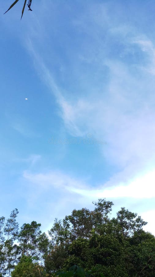 Shine of blue sky at noon stock image. Image of beautiful - 222998283