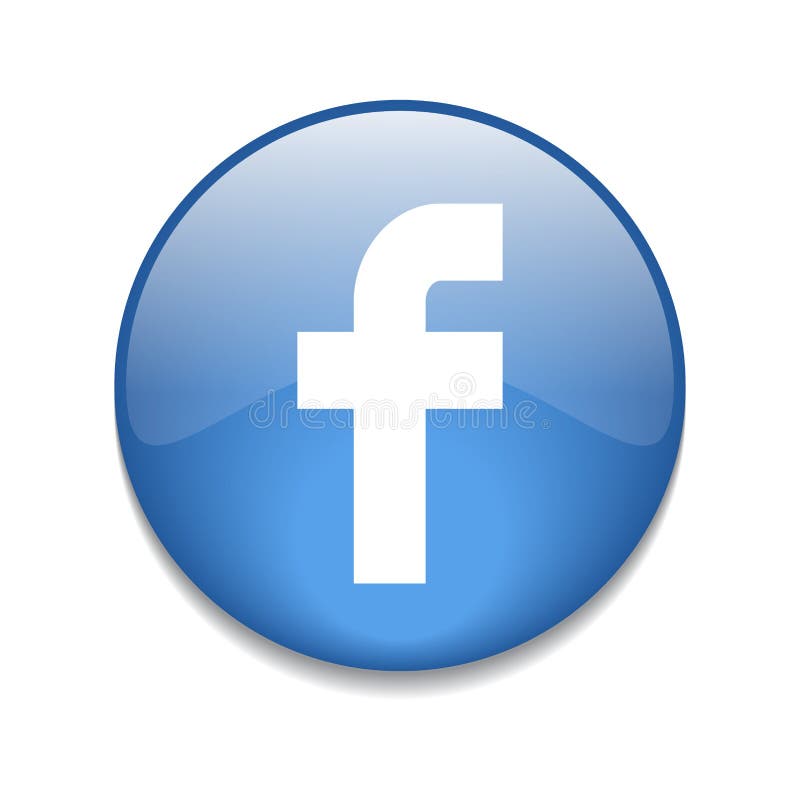 Facebook button editorial stock image. Illustration of follow - 155625754