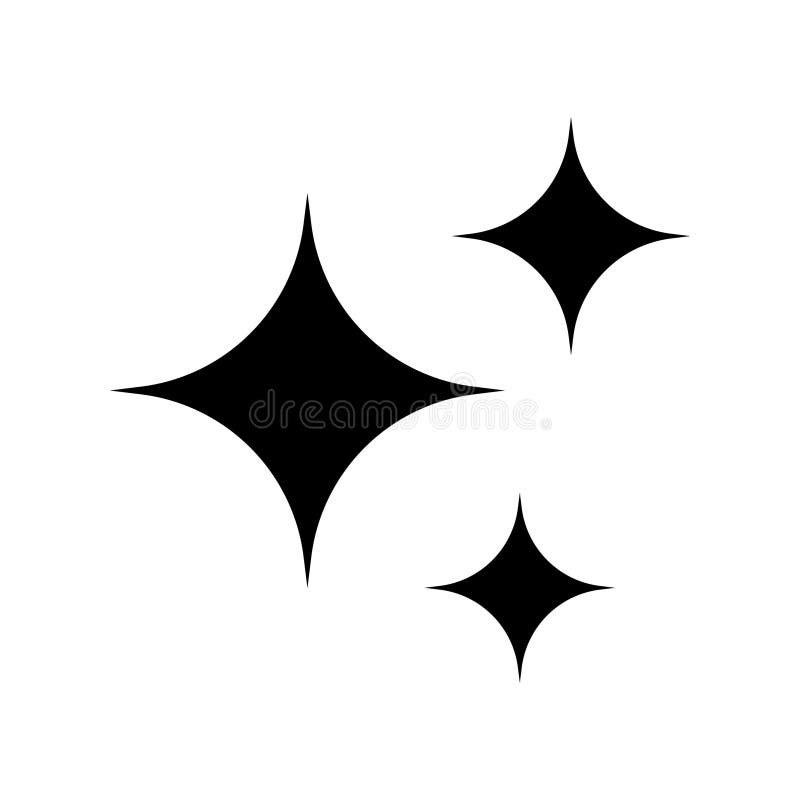 Shine Icon, Clean Star Icon. Stock Vector - Illustration of light ...