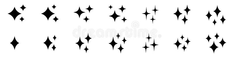 Shine Icon, Clean Star Icon. Stock Vector - Illustration of shiny ...