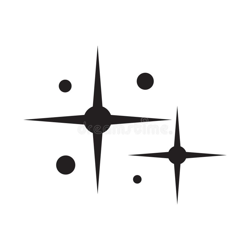 Shine Icon, Clean Star Icon Stock Vector - Illustration of icon ...