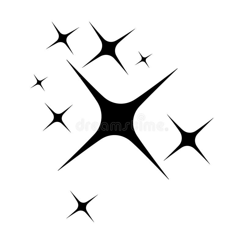 Shine Icon, Clean Star Vector Icon Illustration. Stock Vector ...