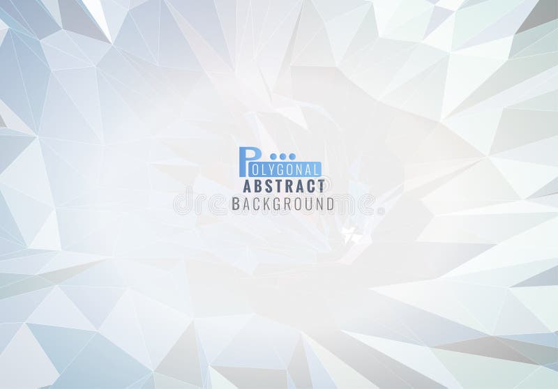 Shine Polygonal Shape BG with Blank Space Stock Vector - Illustration ...
