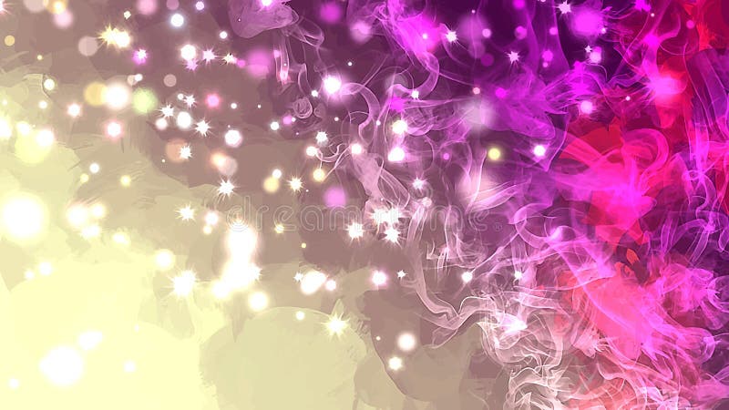 Shine Sparkles Pink Brush Strokes Background. Stock Illustration ...