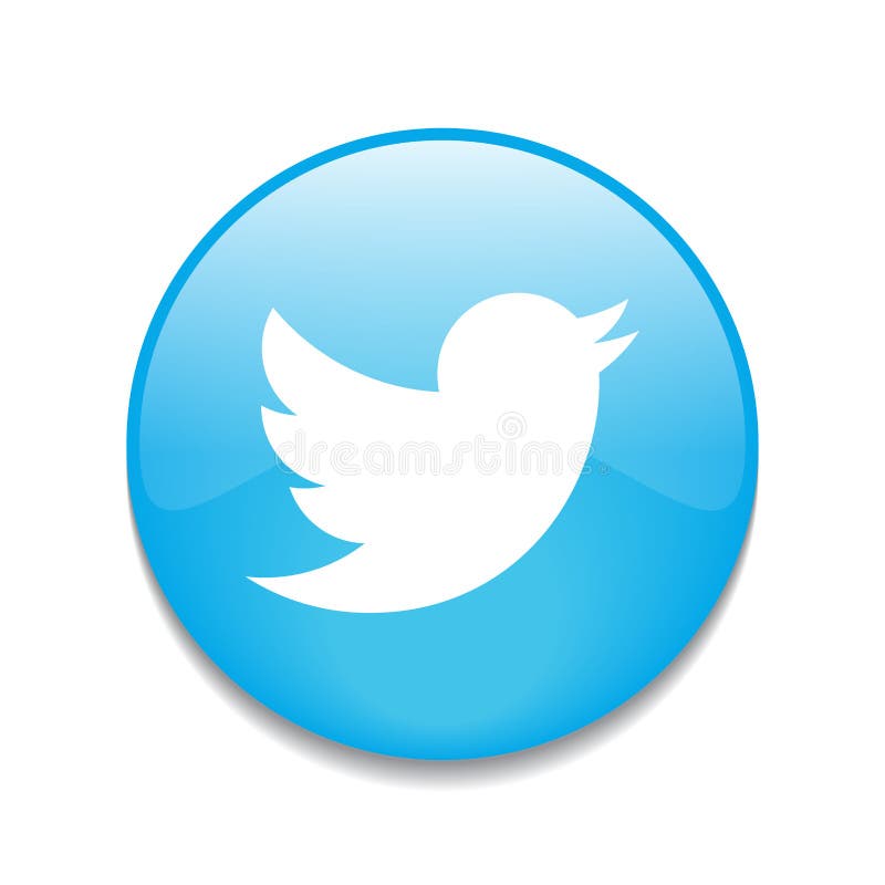 Twitter button editorial photography. Illustration of buttons - 155625757