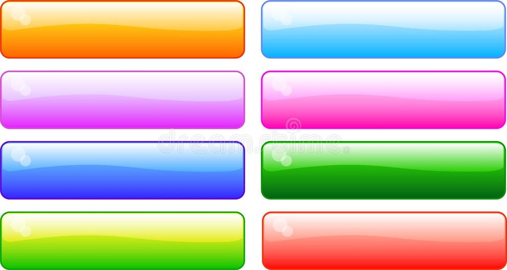 Shiney Bar Icons stock vector. Illustration of sign, internet - 7051295