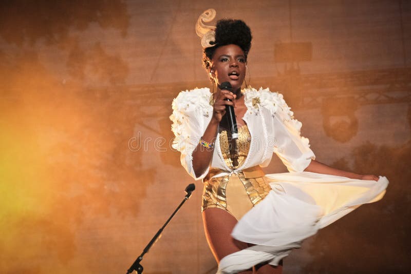 Shingai Shoniwa at Summer Well 2011 Editorial Photography - Image of ...