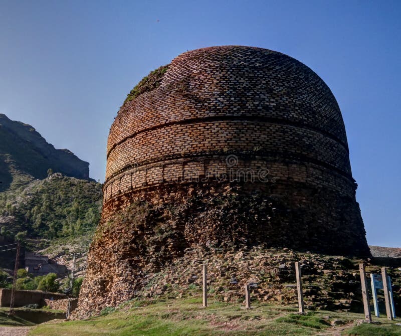 Shingardara Buddhist Stupa in Swat Valley Pakistan Stock Image - Image ...