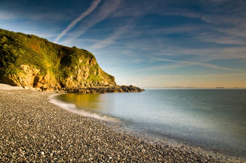 A Shingle Beach or Beach Stone Urban Runoff Entering a Storm Drain ...