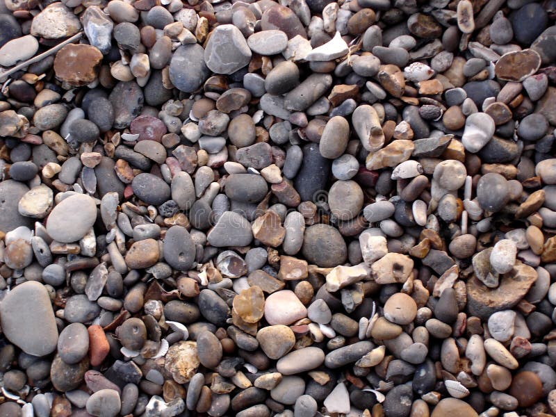 Shingle Beach Close-Up stock photo. Image of beach, flat - 42620684