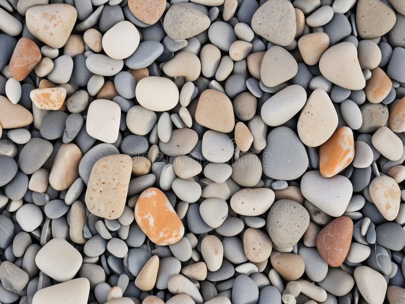 Shingle or Gravel Background of Stones and Pebbles - Generated by Ai ...