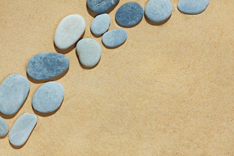 Shingle Road on Sea Sand, Relaxing Picture Stock Photo - Image of ...