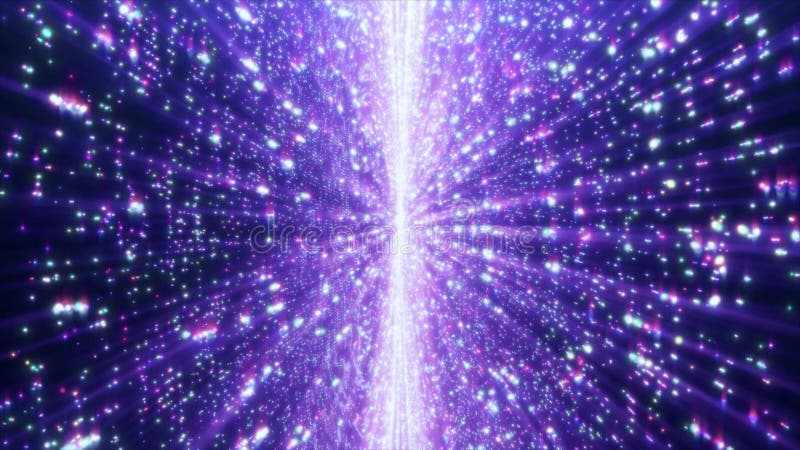 Shining Abstract Background with Flickering Particles Stock Footage ...