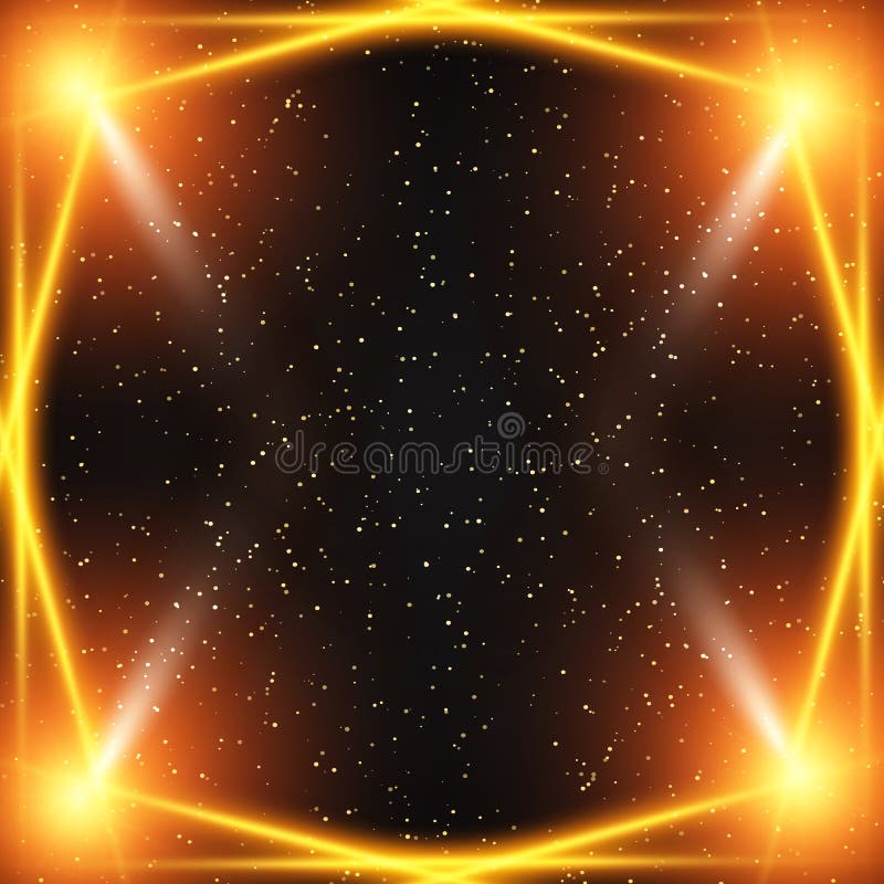 Shining Abstract Background with Spotlights Stock Illustration ...