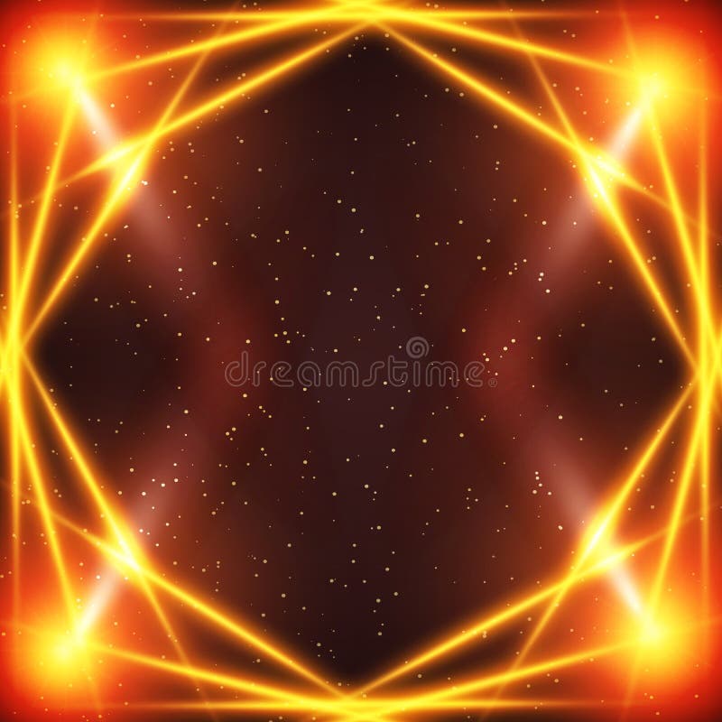 Shining Abstract Background with Spotlights Stock Illustration ...
