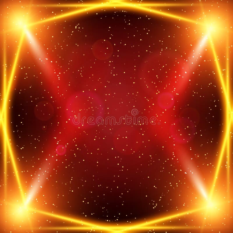 Shining Abstract Background with Spotlights Stock Illustration ...