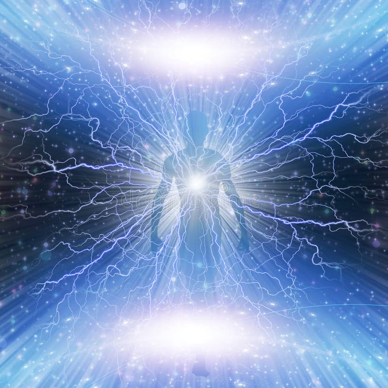 Shining aura in light stock illustration. Illustration of esoteric ...