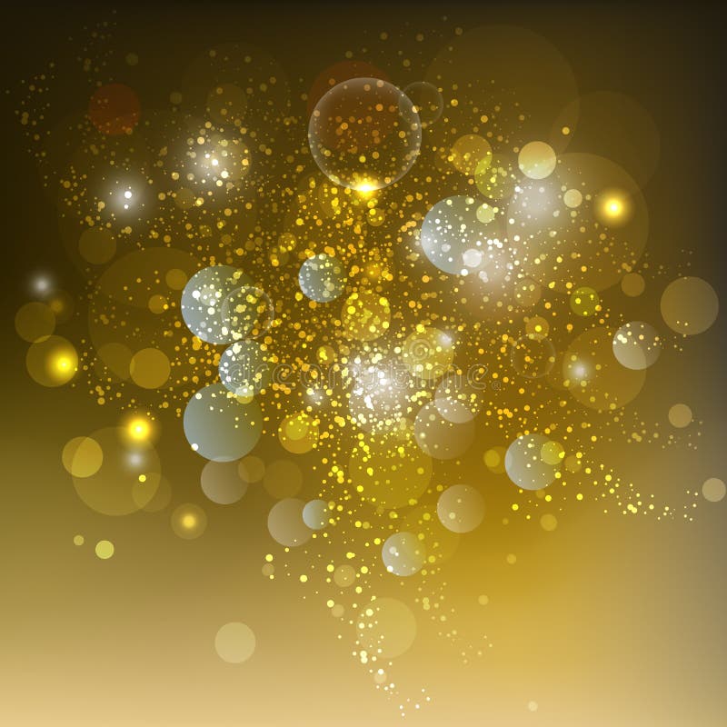 Golden glow stock vector. Illustration of decorative - 47128526