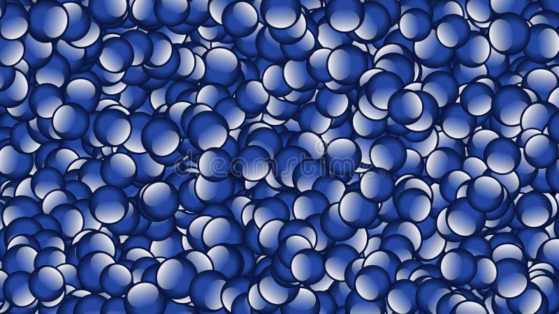 Shining Blue Balls Beautiful Texture Background, Blue Bubbles Pattern ...
