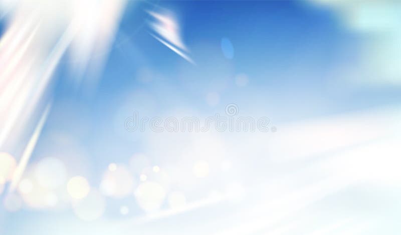 Shining Blue Flow. Vector Illustration, Contains Transparencies ...