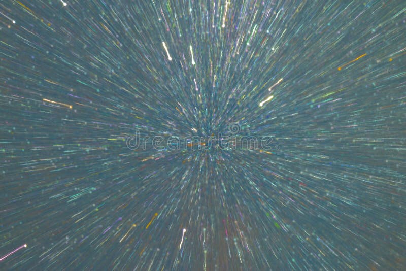 Shining Blue Light on the Motion Spreading Out from the Center Stock ...