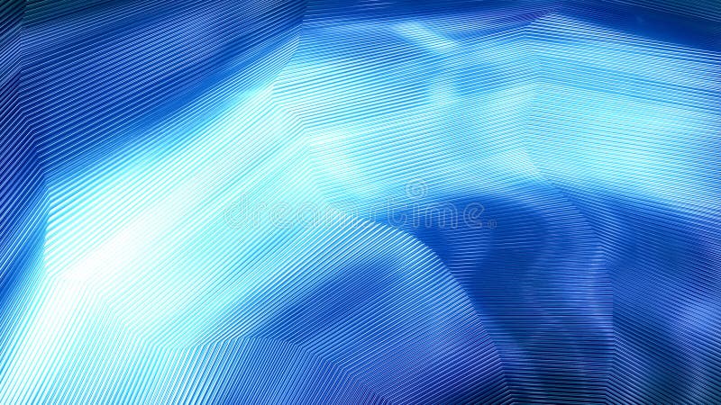Shining Blue Reflective Lines Modern Digital Bg - Abstract 3D Rendering ...