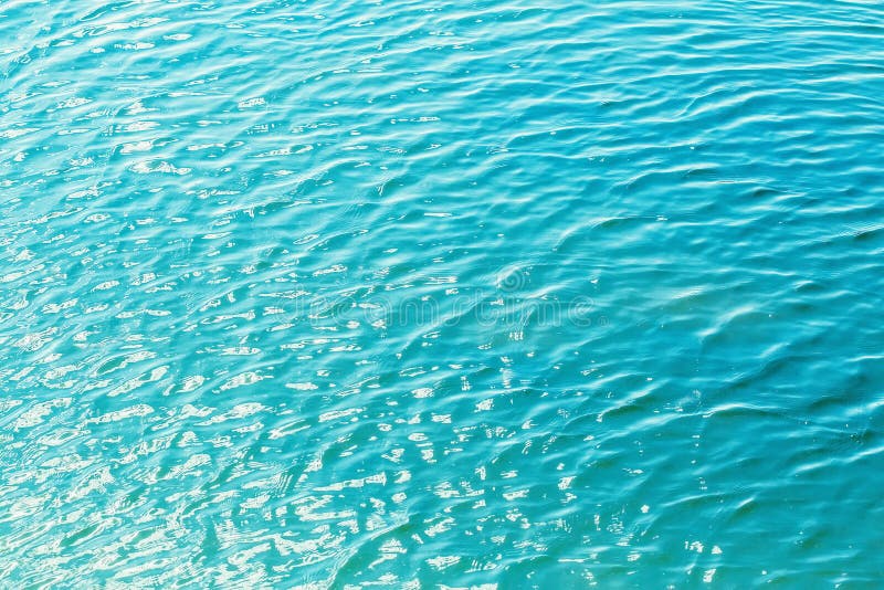 Shining Blue Wavy Water Surface Ripple Background Stock Photo - Image ...