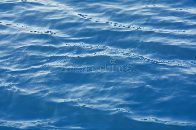 Wavy Water Surface of Lake or River Ripple Background Stock Photo ...