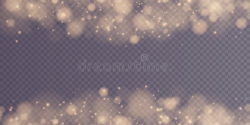 Shining Bokeh Isolated on Transparent Background. Light Isolated Lights ...