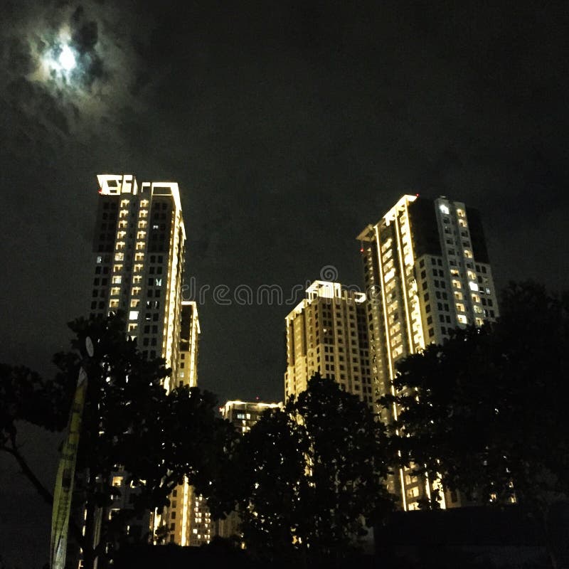 Shining stock image. Image of shining, midnights, moon - 267181399