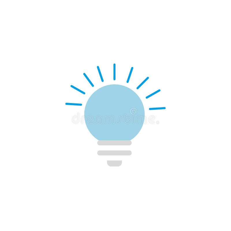 Shining Light Bulb Icon Stock Illustrations – 2,722 Shining Light Bulb ...