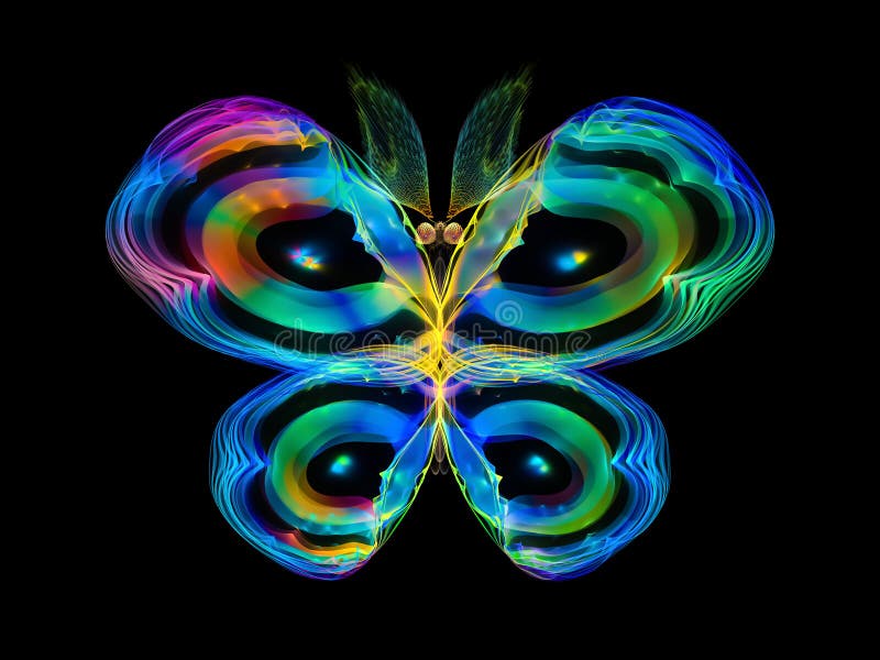 Shining Butterfly stock illustration. Illustration of arthropod - 36480379