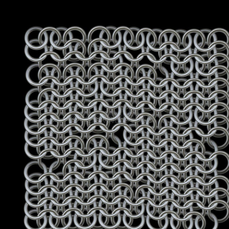 Chainmail texture stock illustration. Illustration of mail - 24075904