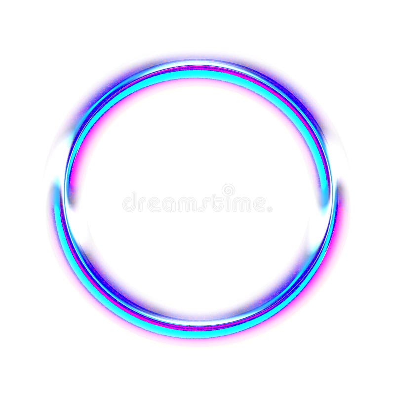 Shining Circle Frame Transparent Background Stock Illustration ...