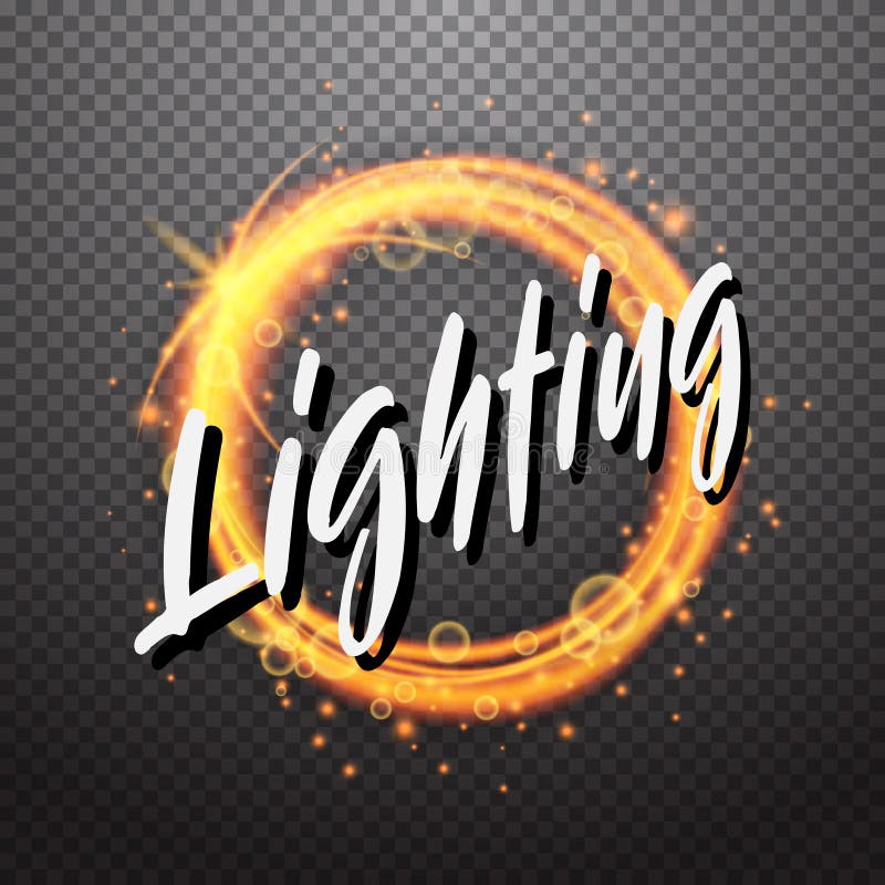 Shining Light Effect Design Element Stock Vector - Illustration of ...